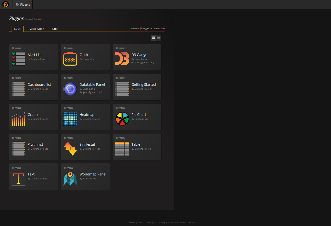 Grafana tutorial plugins