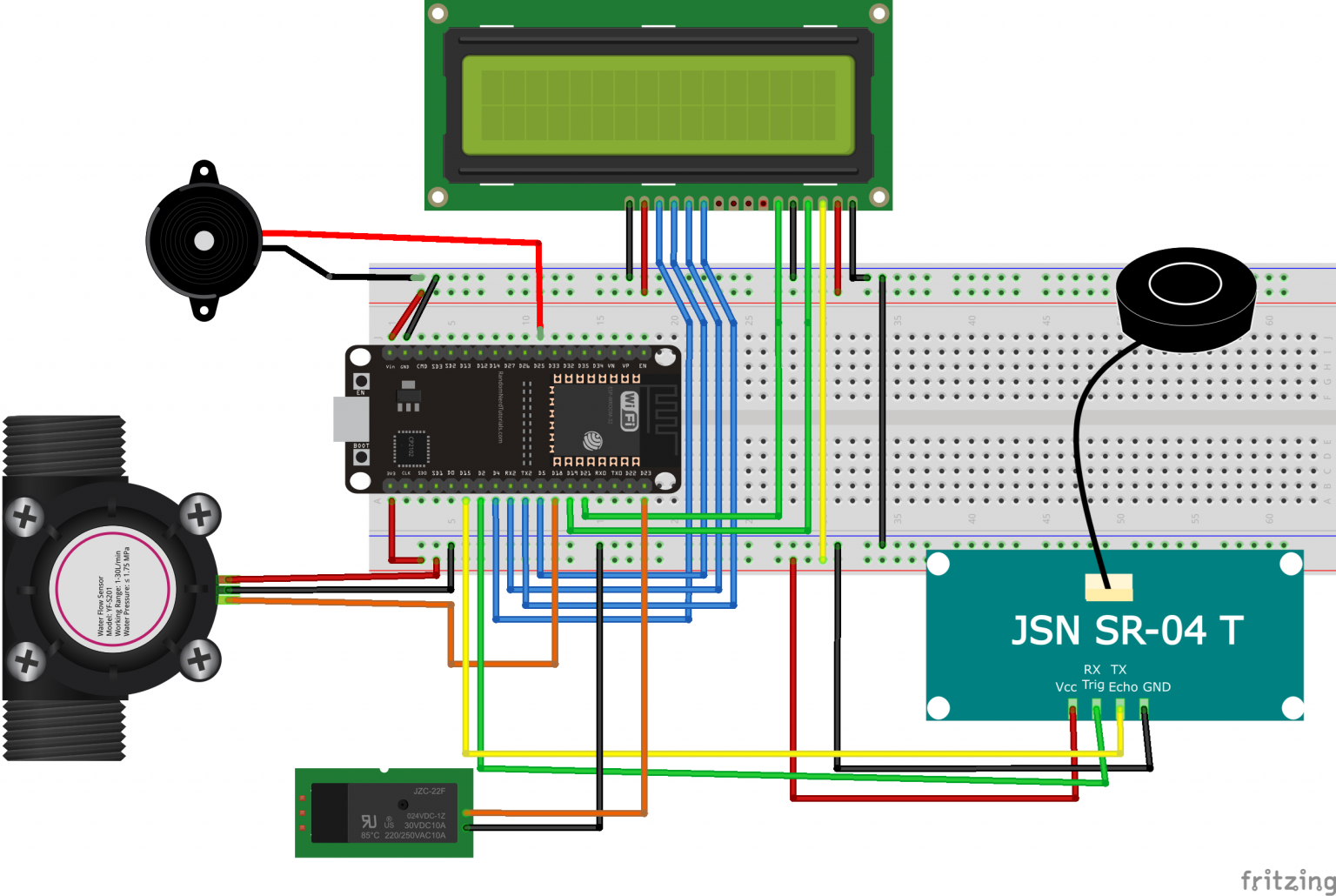 Controlador de nivel de agua en tanque con sensor ultrasonico y Arduino ...