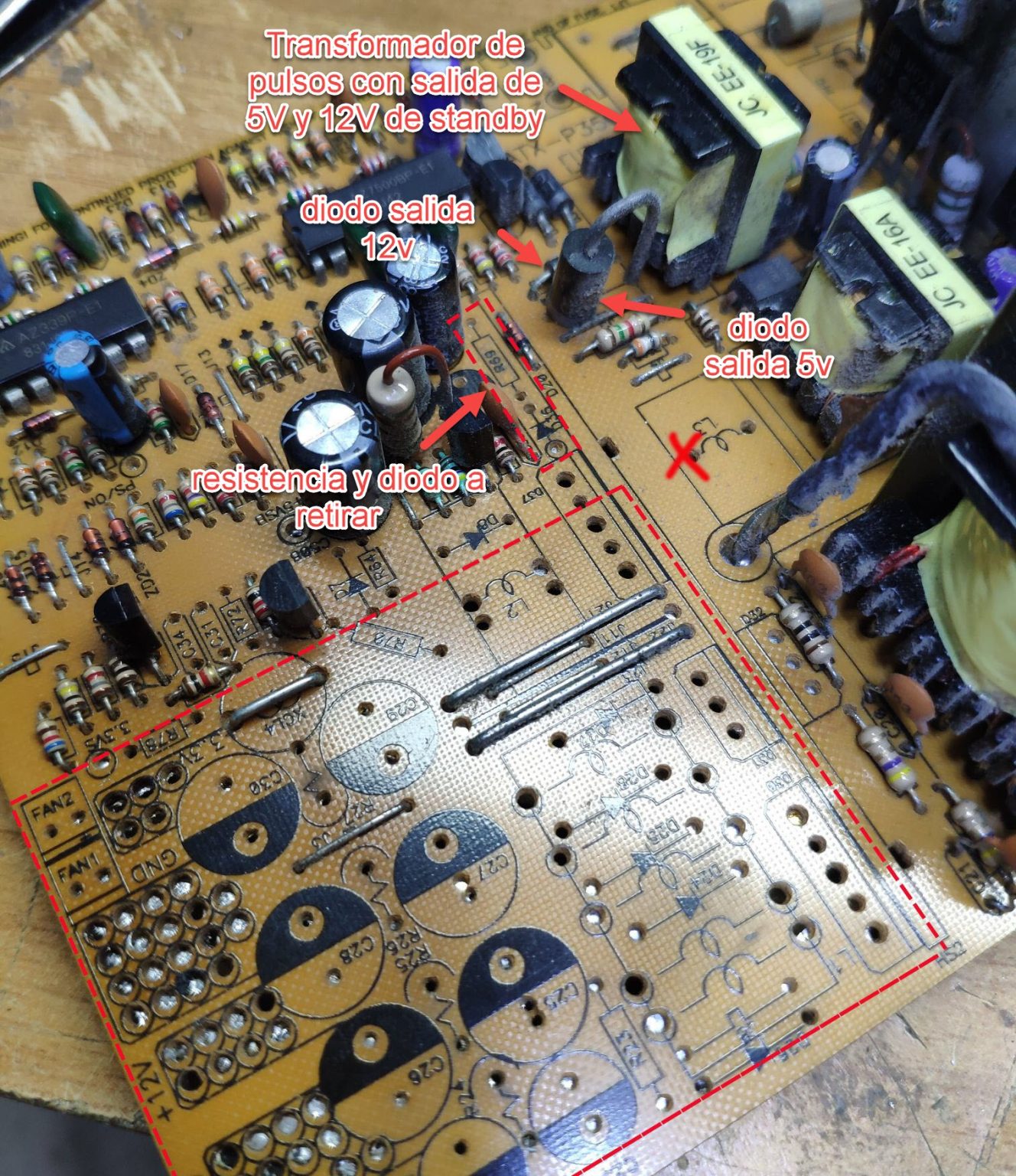 Convierta una fuente de computadora ATX en una fuente variable 0-30V 0 ...